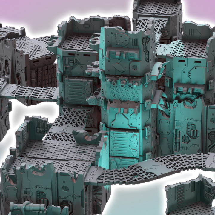 3D Printable Lost Colony: Survivor Outpost by Saucermen Studios