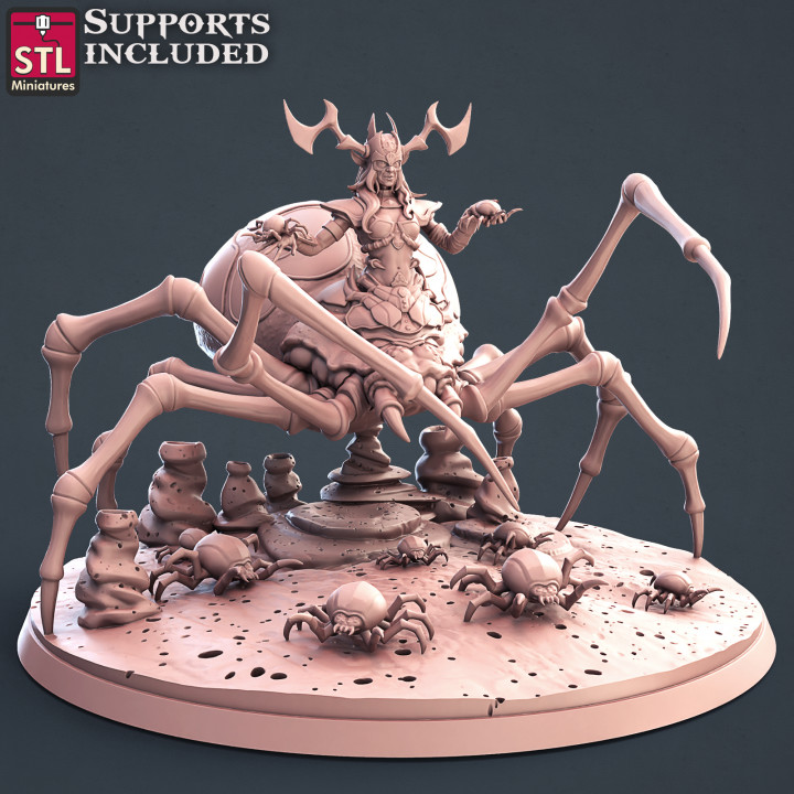 3D Printable Drider by STL Miniatures