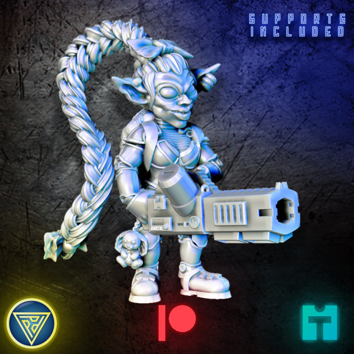 3D Printable Goblin Demolition Squad by Print Paint Play