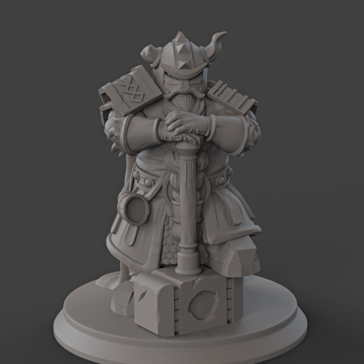 3D Printable Dwarf by LionAce