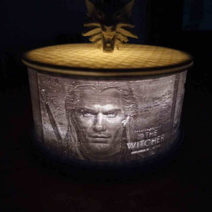 3D Printable The Witcher Litho Lamp by Joseph Brown