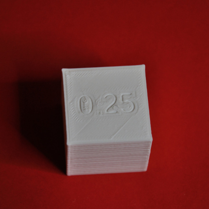 3D Printable Test cubes by Walter Sauf