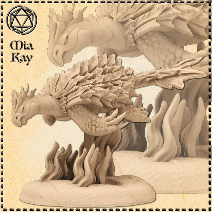 3D Printable Dragon Turtle by M3DM