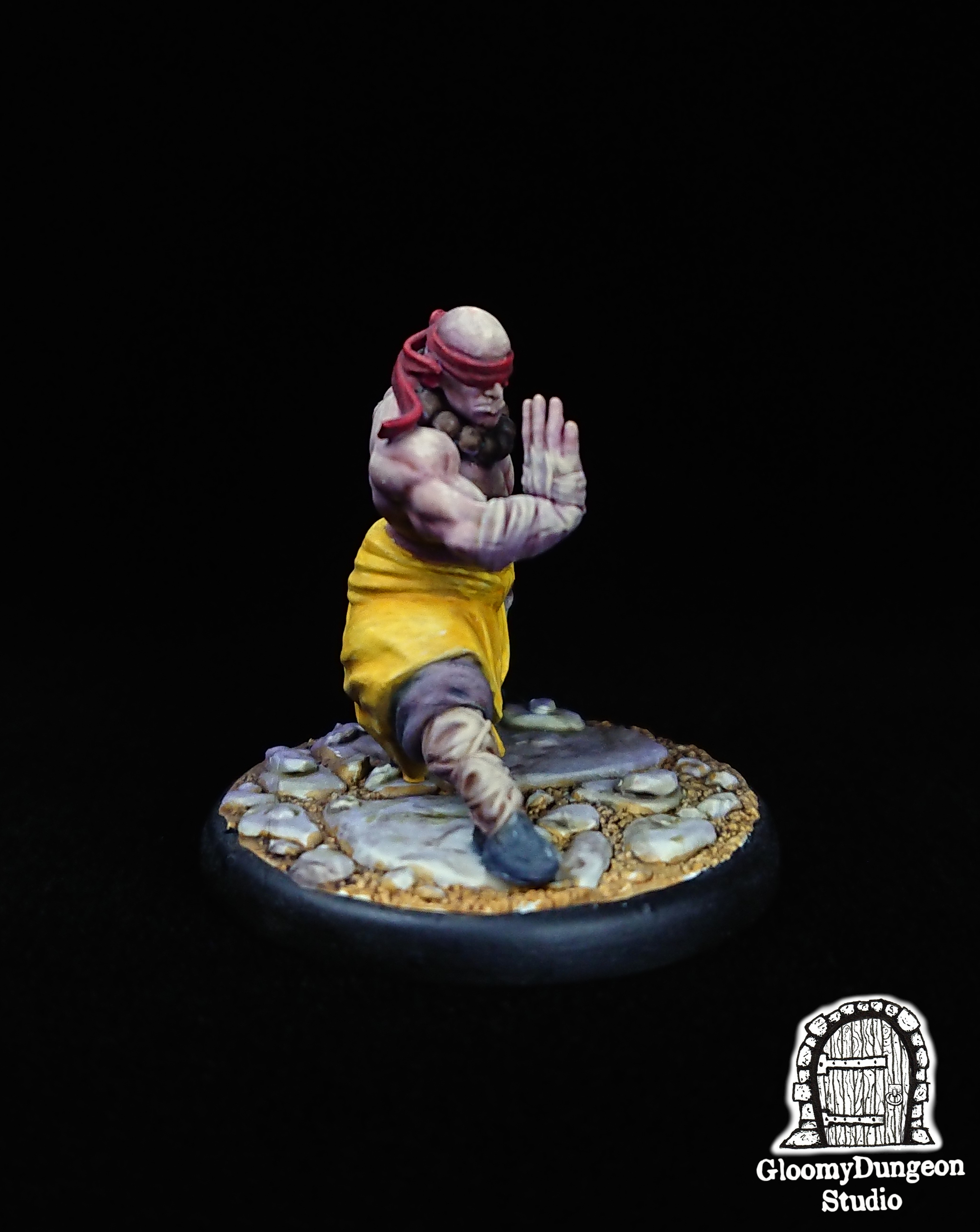 3D Printable Blind Monk Miniature - Pre-Supported by Epics N Stuffs