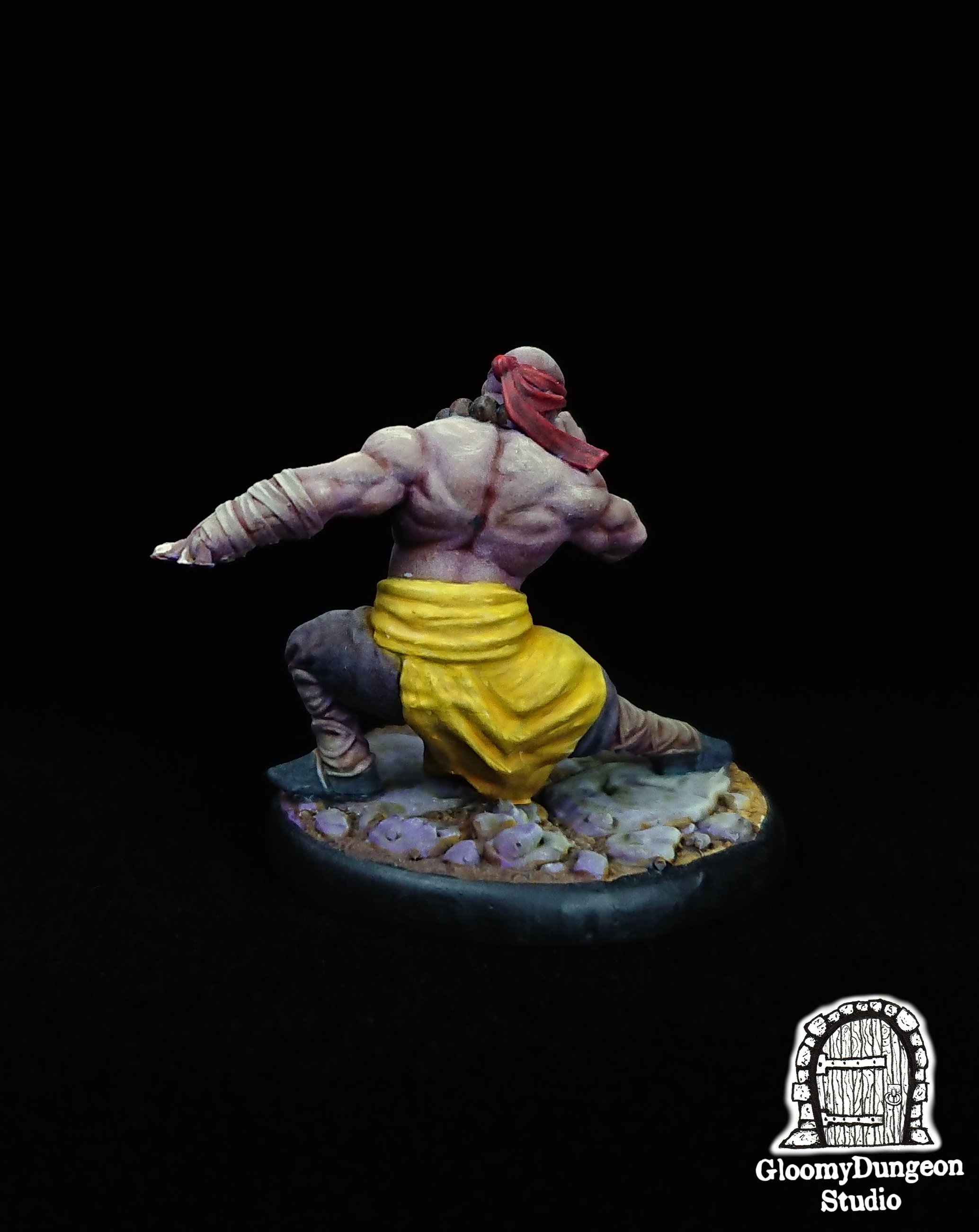 3D Printable Blind Monk Miniature - Pre-Supported by Epics N Stuffs