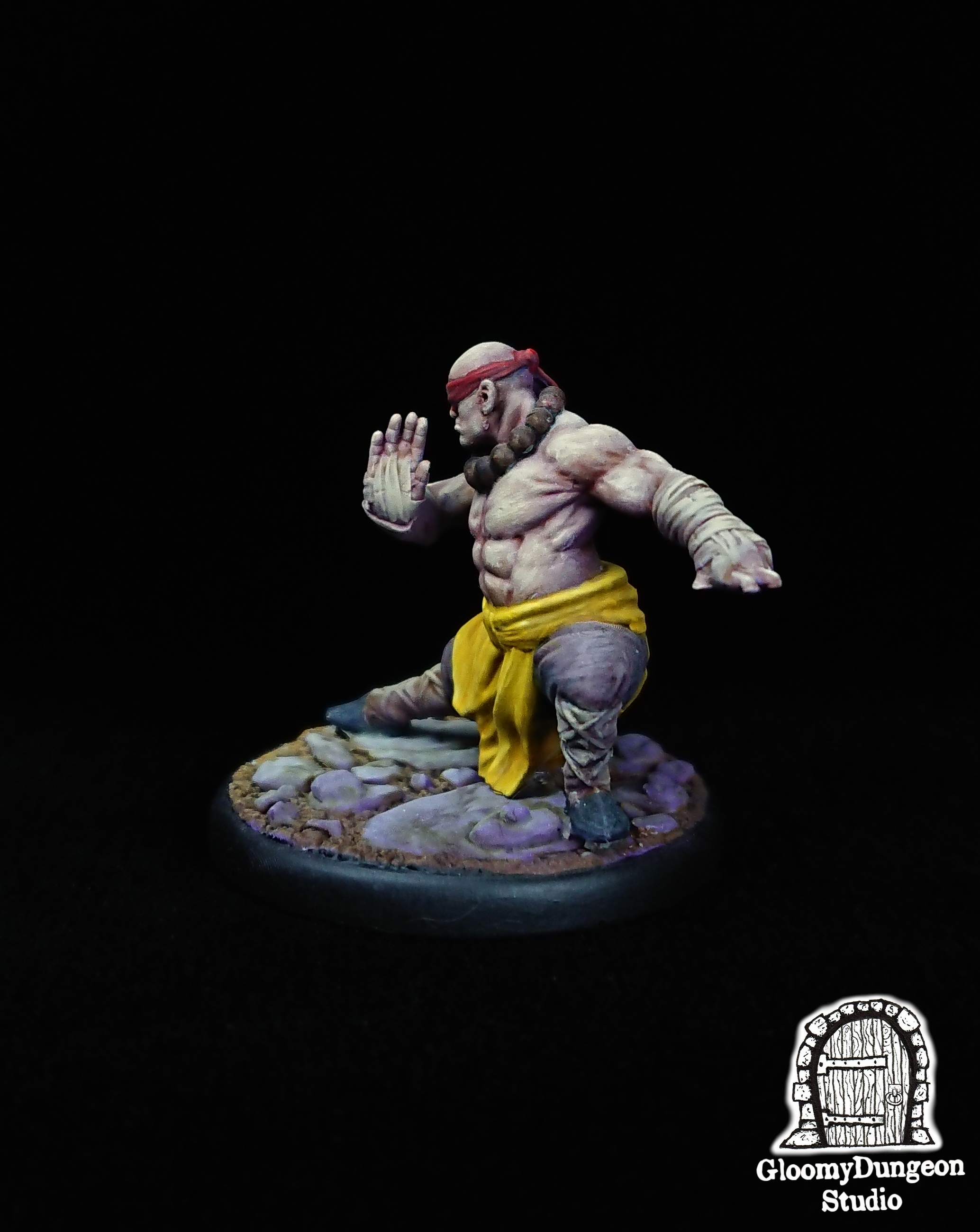 3D Printable Blind Monk Miniature - Pre-Supported by Epics N Stuffs