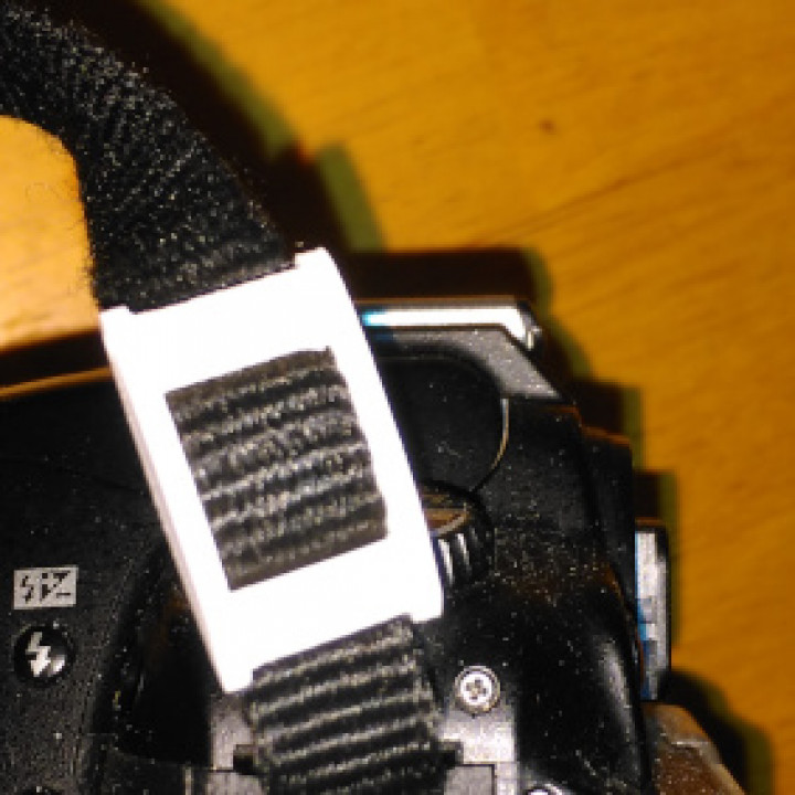3D Printable Camera Strap Buckle by Walter Sauf