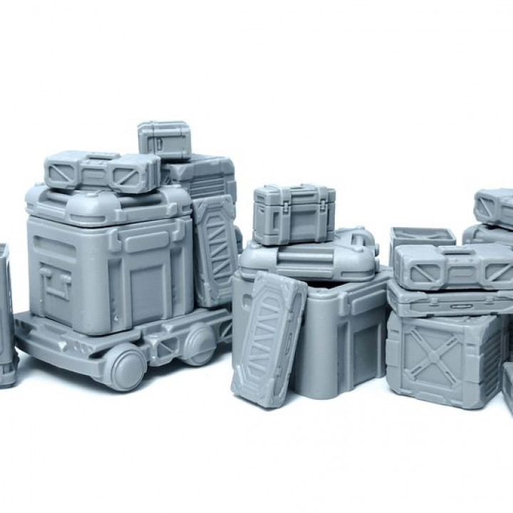 3D Printable Space Station Hangar by Tiny Furniture