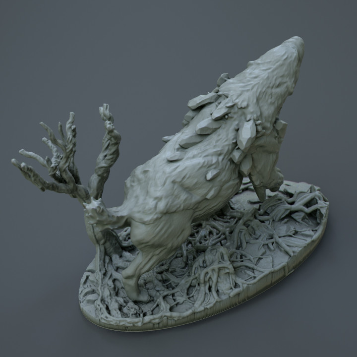 3D Printable dire badger by HarsBeeldt