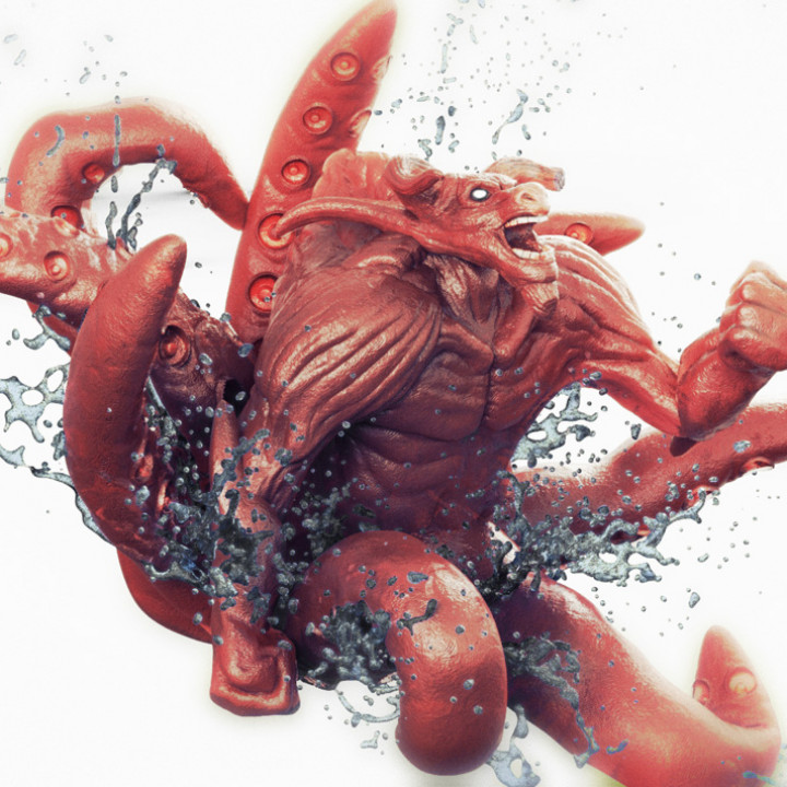 3D Printable Naruto : Eight Tails by Tharok