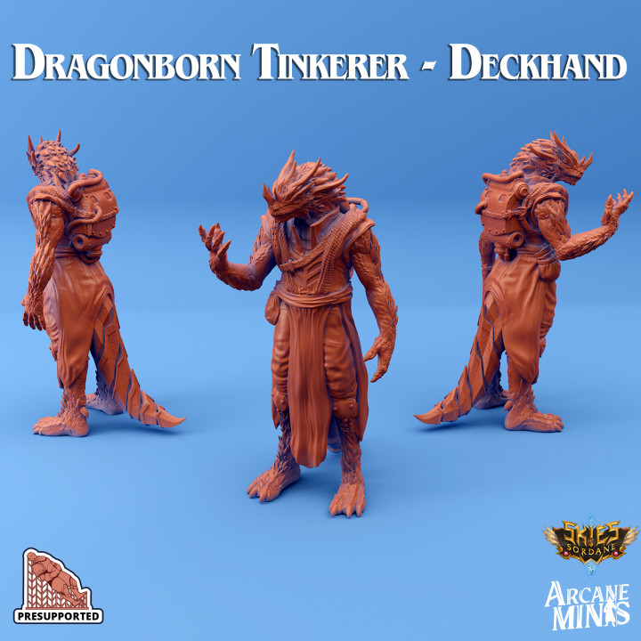 3D Printable Deckhands - Pack 1 by Sordane Publishing