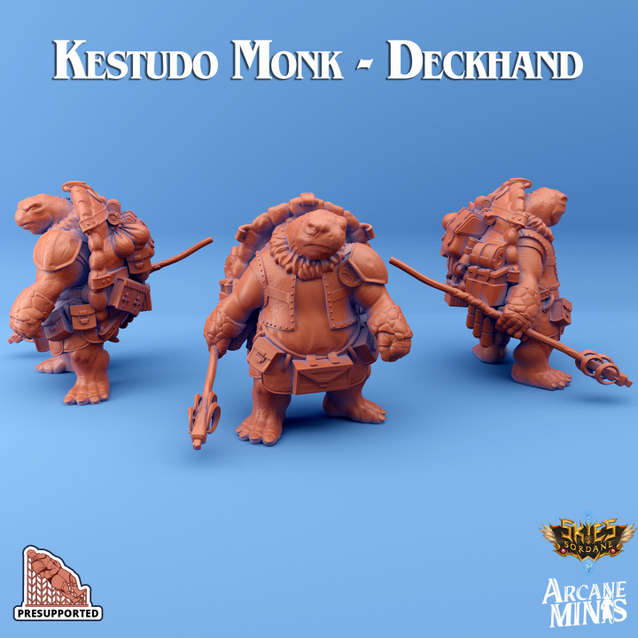 3D Printable Deckhands - Pack 1 by Sordane Publishing