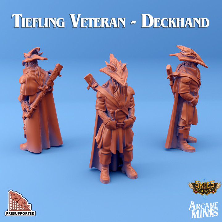 3D Printable Deckhands - Pack 1 by Sordane Publishing