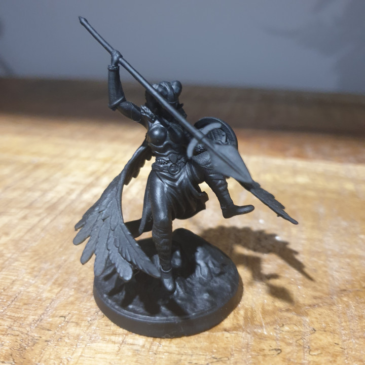 3D Printable Valkyrie Miniature Supported- Pose A - 3D Printable 3D ...