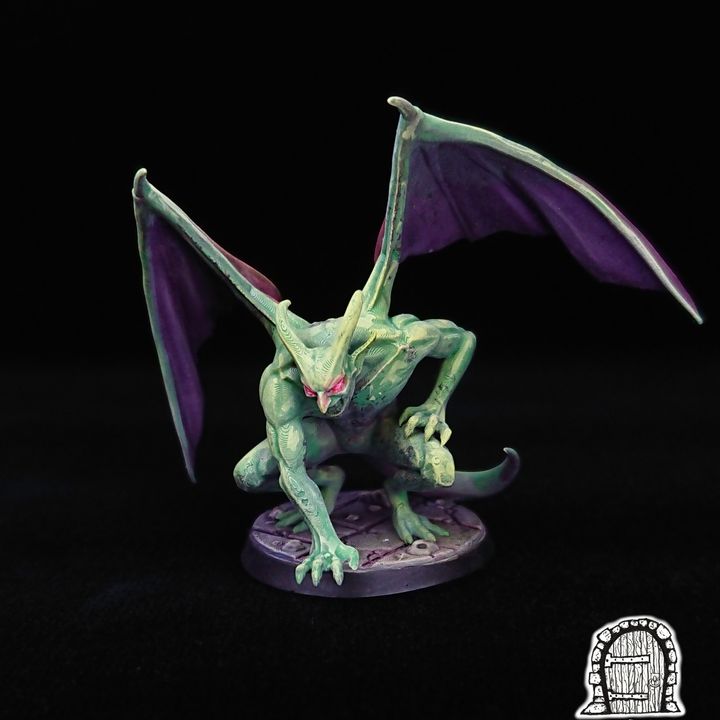 3D Print of Gargoyles - Basic Monsters Collection by GloomyDungeonStudio