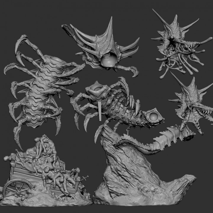 3D Printable Remorhaz by Mini Monster Mayhem