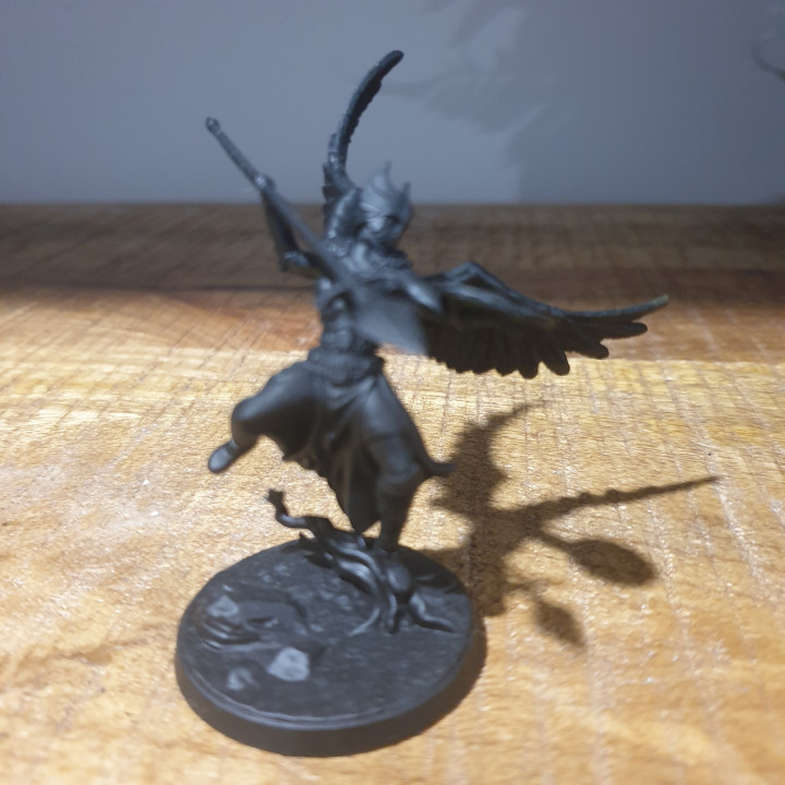 3D Printable Valkyrie Miniature Supported- Pose C - 3D Printable 3D ...