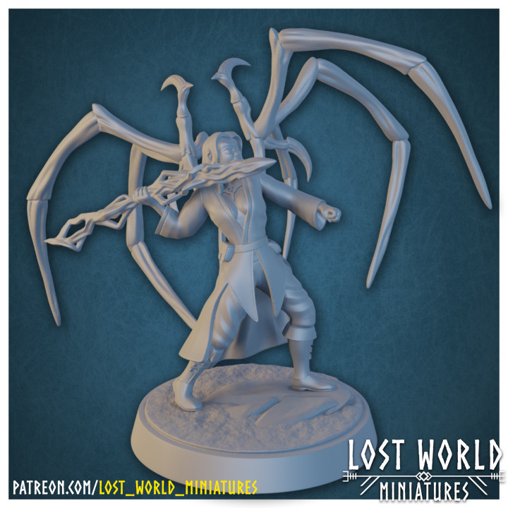 3D Printable Celestial Born Angel-Kin Miniatures set - Supported by ...