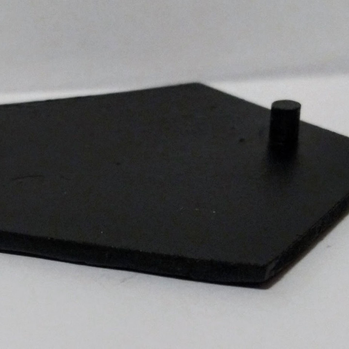 3D Printable 3.75"Action Figure Display Stand by Craig Ludvigsen
