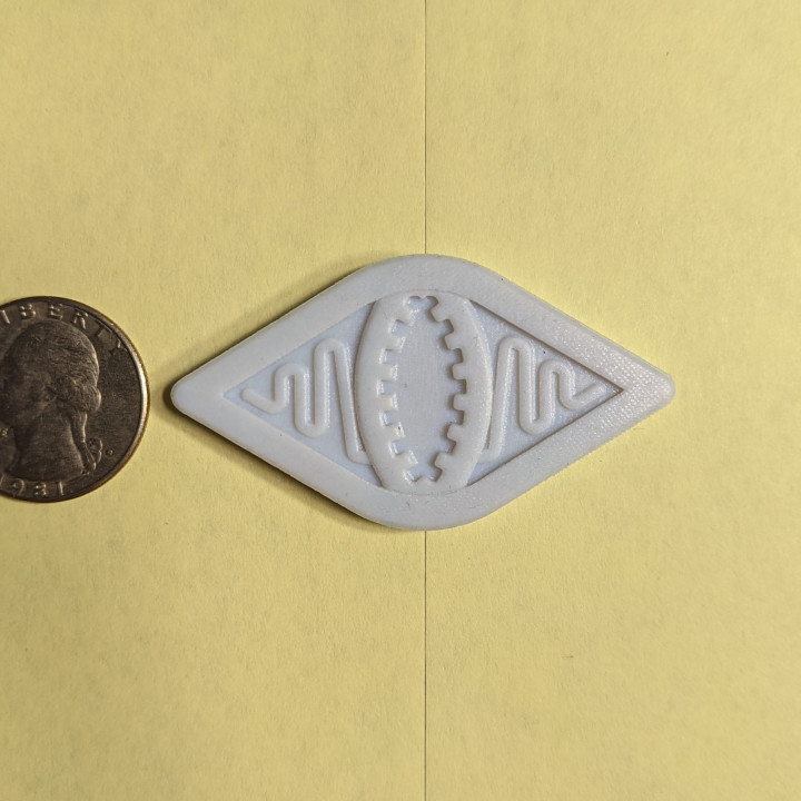 3D Printable Electrum Coin - Eye Variant by Azzecks