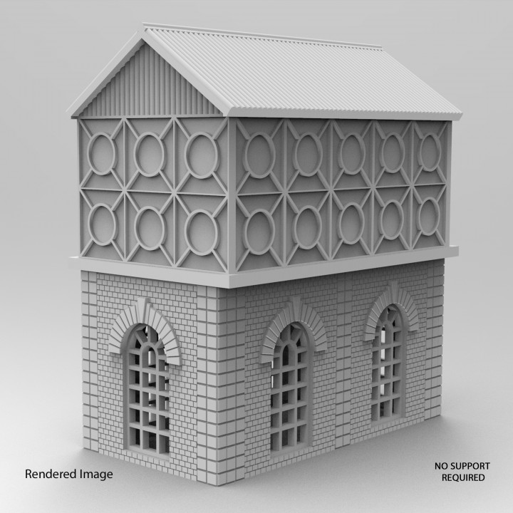 3D Printable Signal box - Model Railway by Arif Sethi