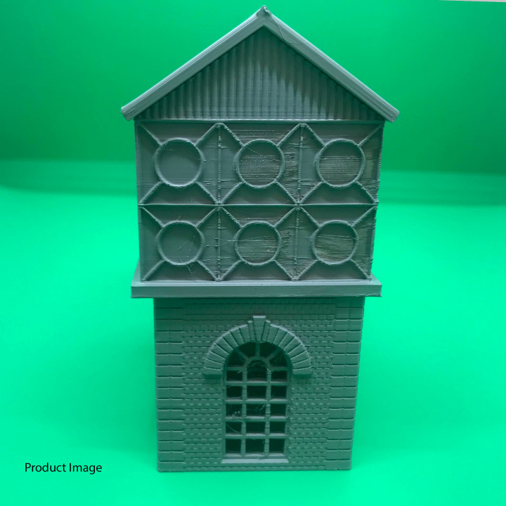 3D Printable Signal box - Model Railway by Arif Sethi