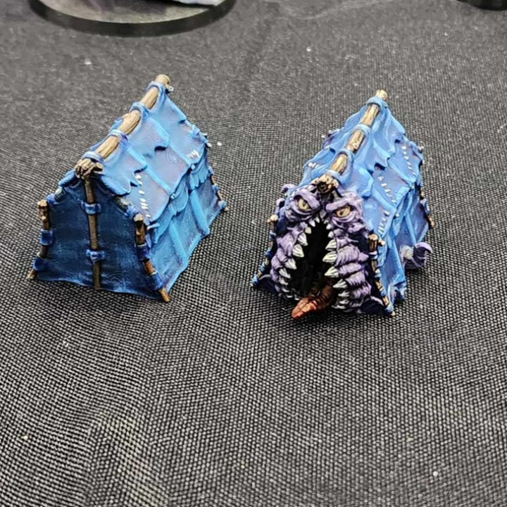 3D Print of Mimic Tent / Shelter Monster / Classic by Talok182