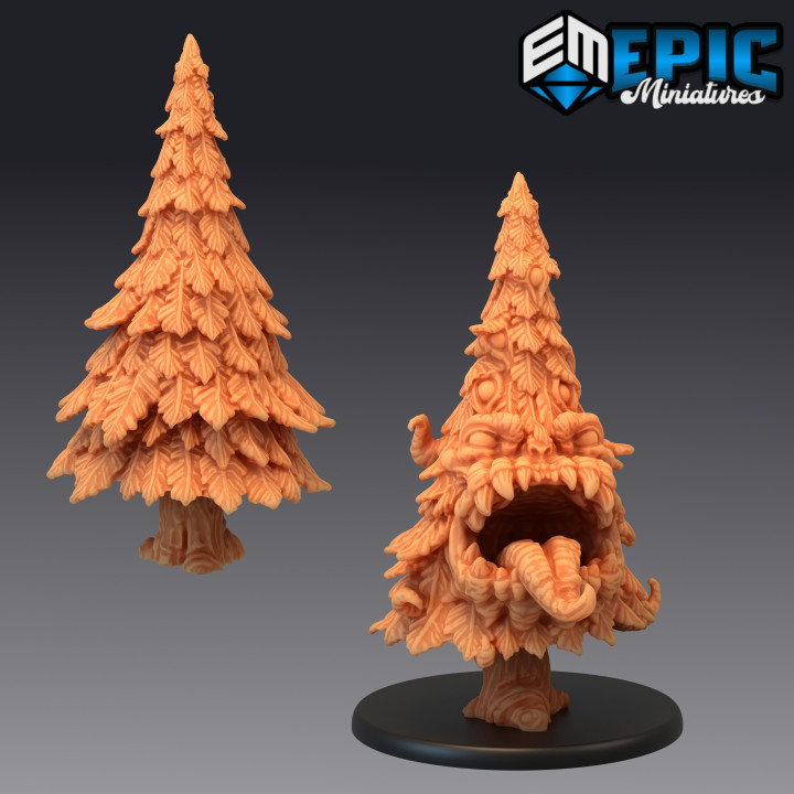 3D Printable Mimic Tree / Plant Monster / Classic Forest Encounter by ...