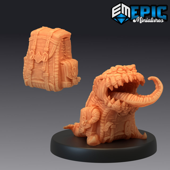 3D Printable Mimic Backpack / Bag Monster / Equipment Trap by Epic ...