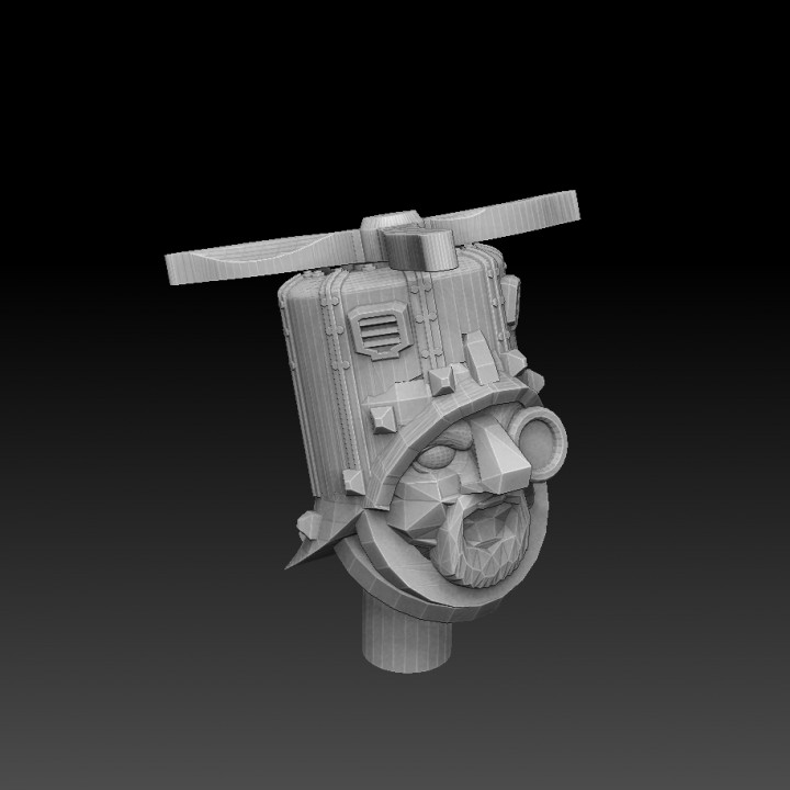 3D Printable Dwarf Head Megapack by Sharedog Miniatures