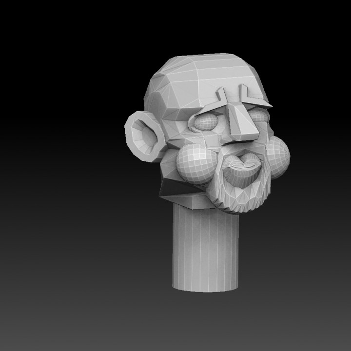 3D Printable Dwarf Head Megapack by Sharedog Miniatures