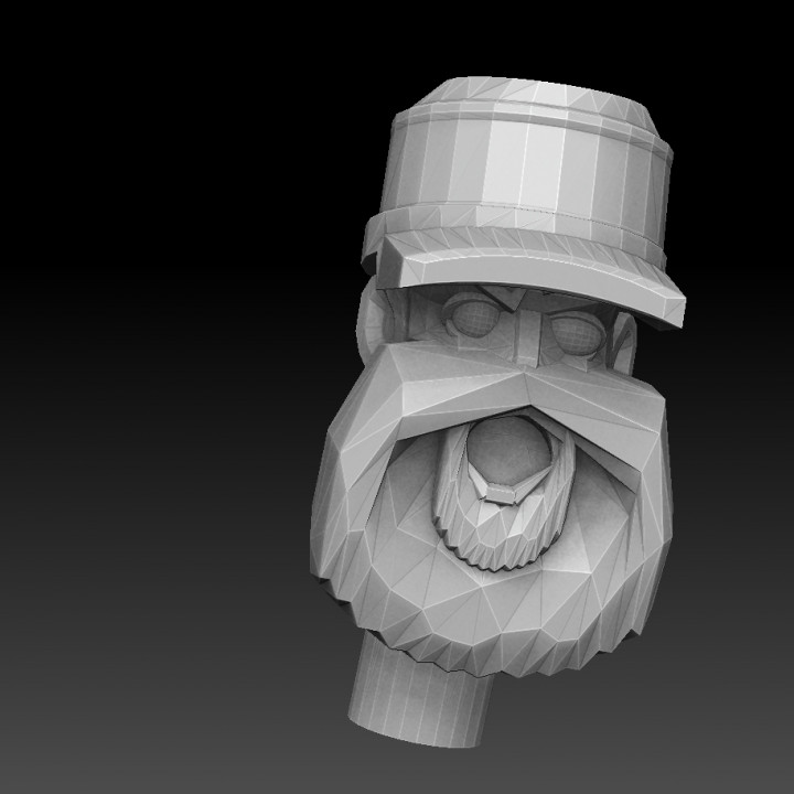 3D Printable Dwarf Head Megapack by Sharedog Miniatures