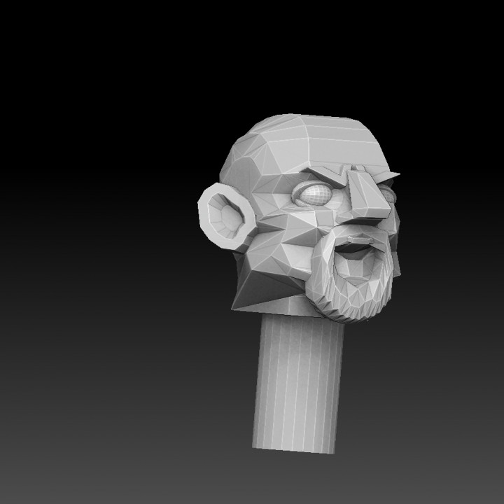 3D Printable Dwarf Head Megapack by Sharedog Miniatures