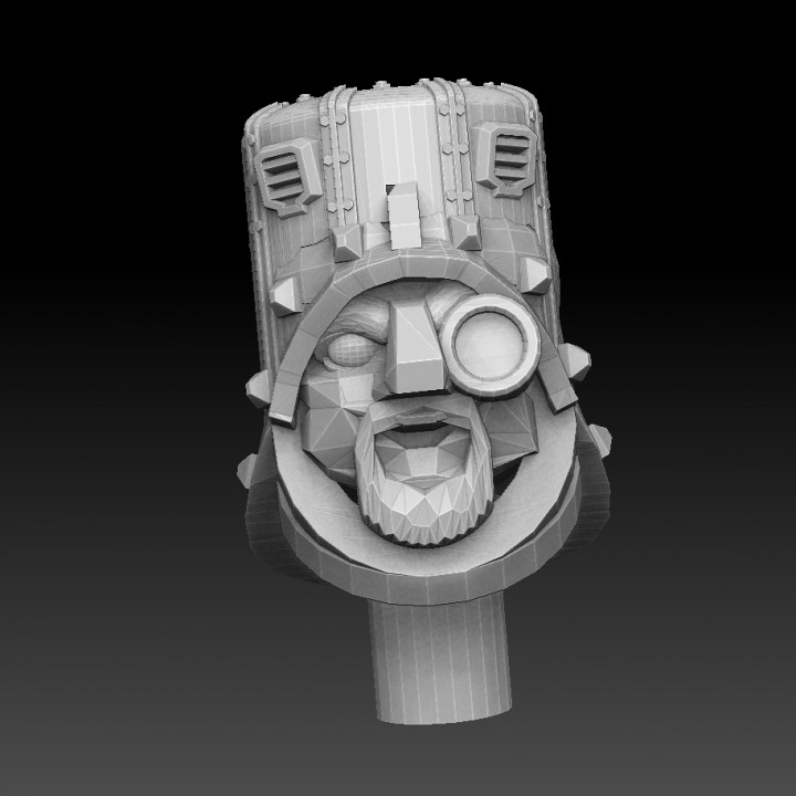 3D Printable Dwarf Head Megapack by Sharedog Miniatures