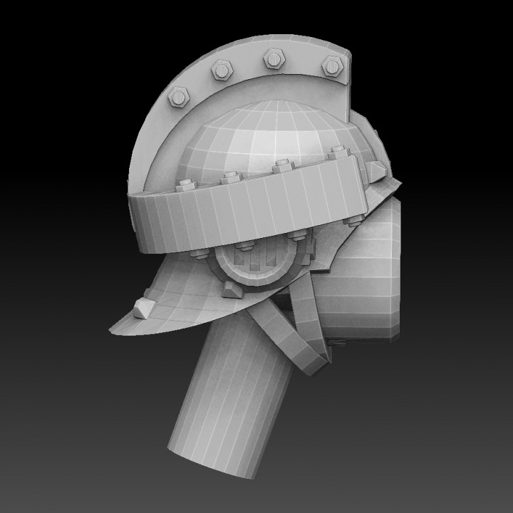 3D Printable Dwarf Head Megapack by Sharedog Miniatures