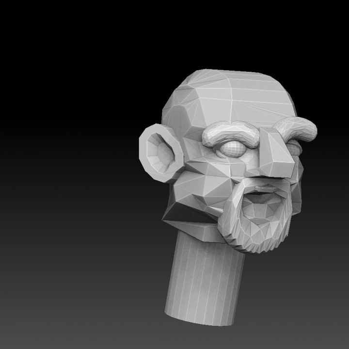 3D Printable Dwarf Head Megapack by Sharedog Miniatures