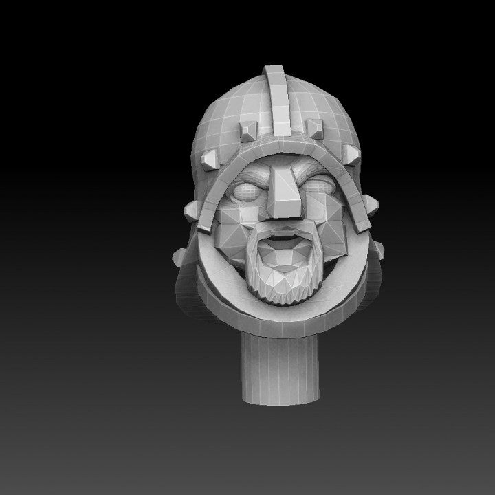 3D Printable Dwarf Head Megapack by Sharedog Miniatures
