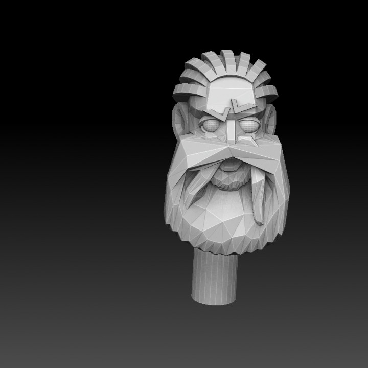 3D Printable Dwarf Head Megapack by Sharedog Miniatures