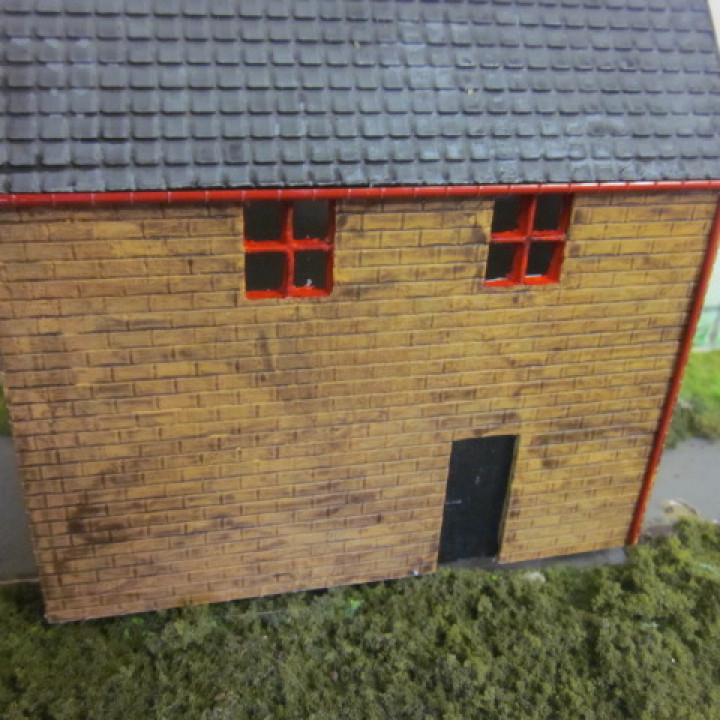 3D Printable Post Office Building ( Model Railways) by Arif Sethi