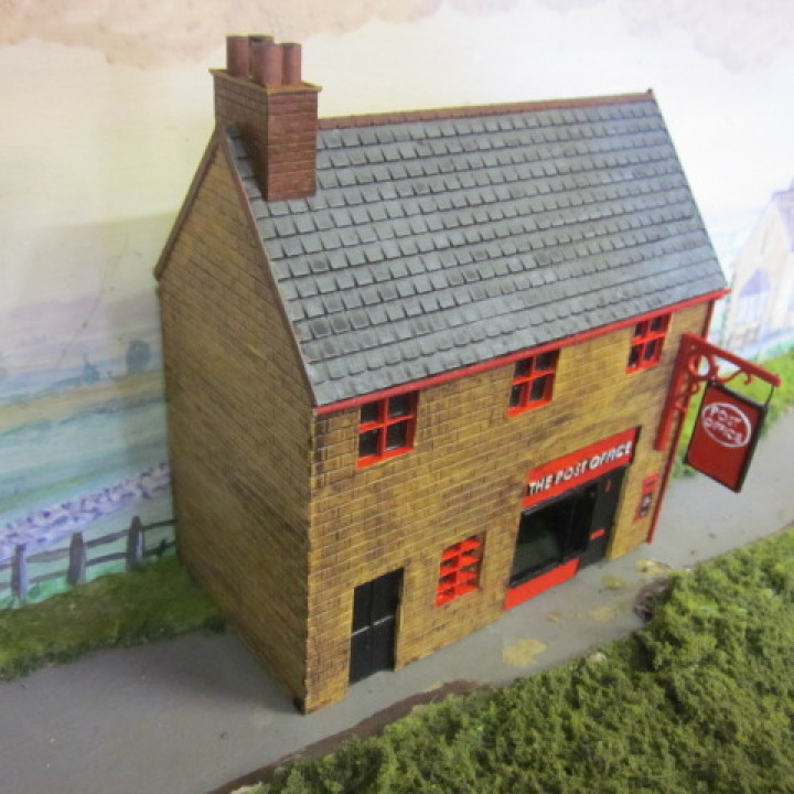 3D Printable Post Office Building ( Model Railways) by Arif Sethi