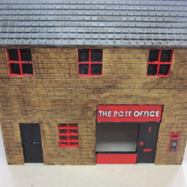 3D Printable Post Office Building ( Model Railways) by Arif Sethi