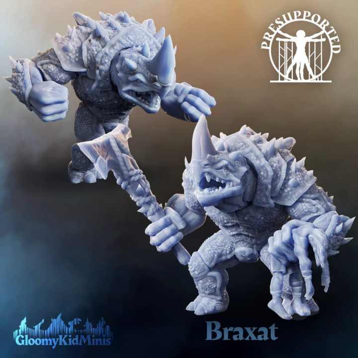 3D Printable Braxat (modular hands) by GloomyKidMinis