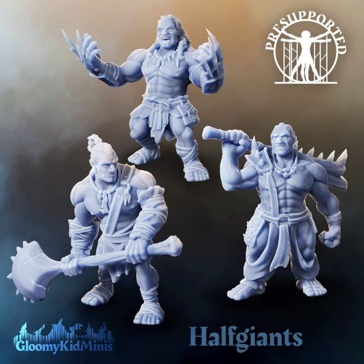 3D Printable Halfgiants by GloomyKidMinis