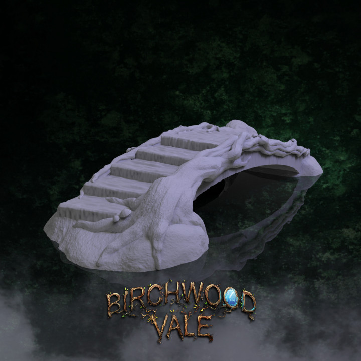 3D Printable Birchwood Vale Foot Bridge by RMPrintable