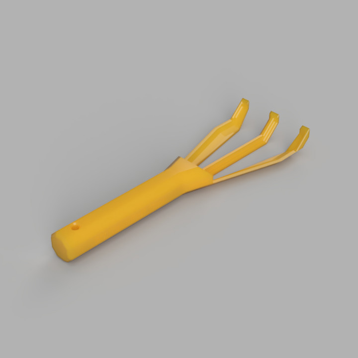 3D Printable Garden Rake by Dan Ouellet