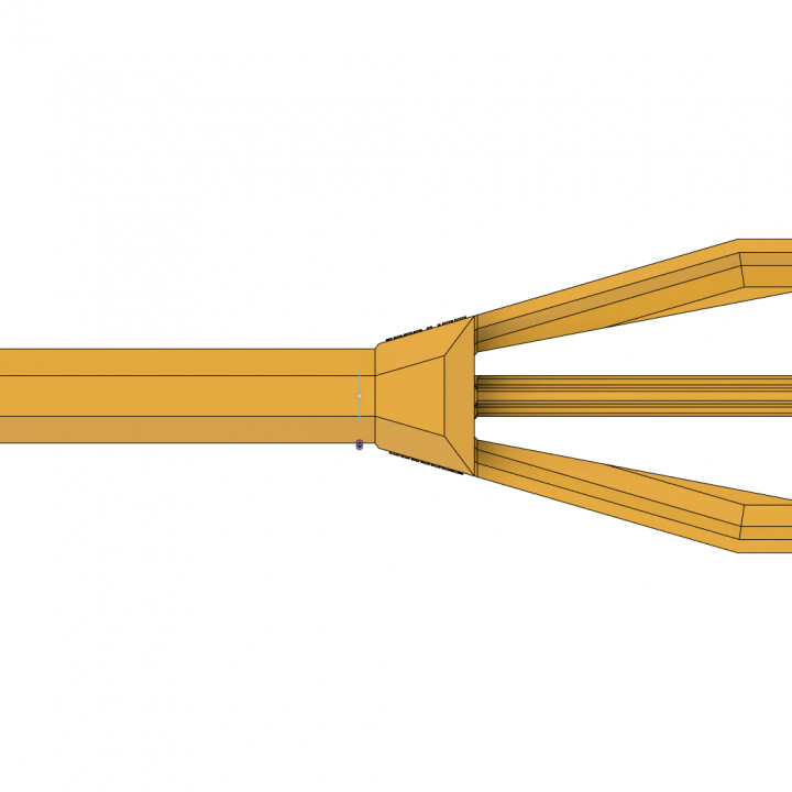 3D Printable Garden Rake by Dan Ouellet