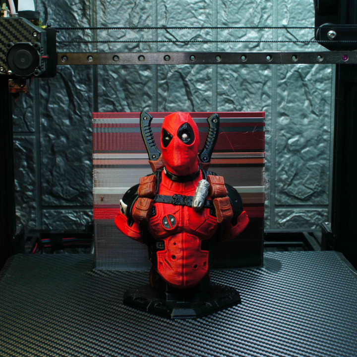 3D Printable Deadpool Multicolour Remix for MMU and Palette by iczfirz