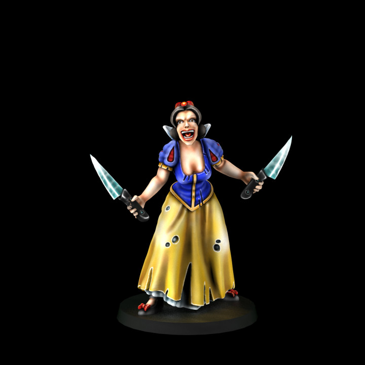 3D Printable Seven Dwarf Complete Team by Crosslances