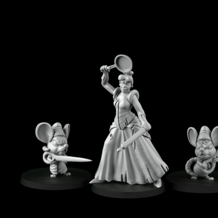 3D Printable Princesses got angry Bundle by Crosslances