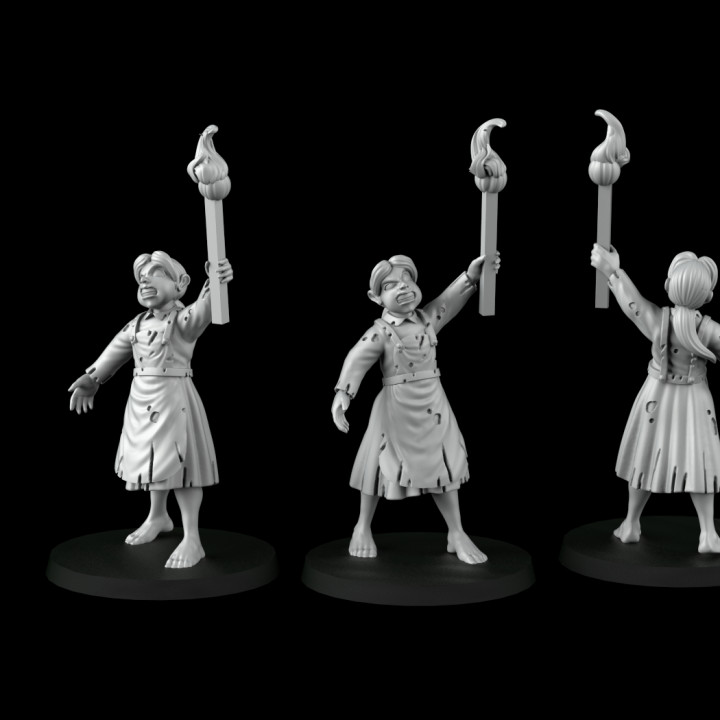 3D Printable Princesses got angry Bundle by Crosslances
